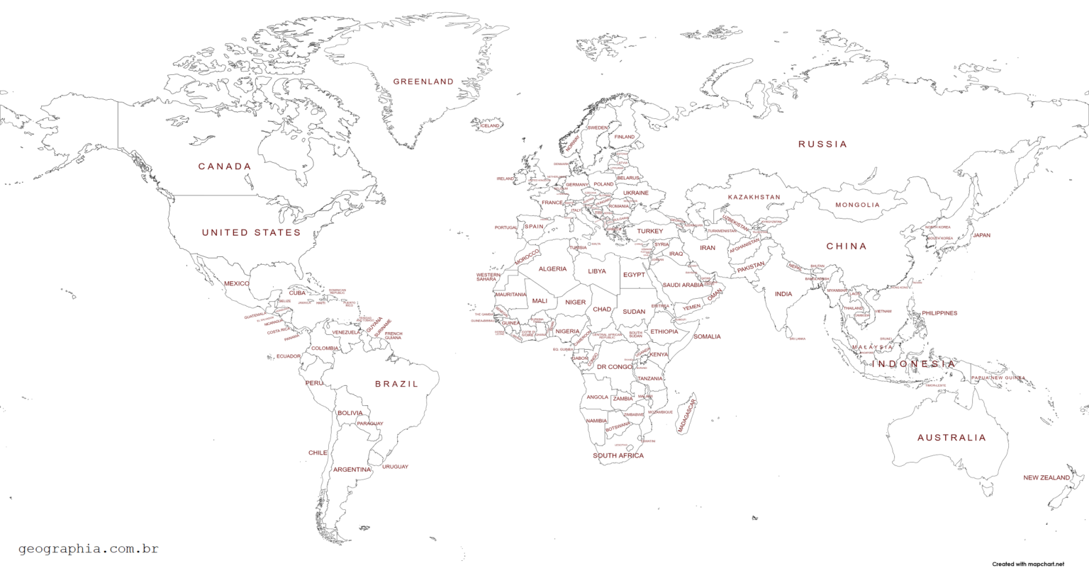 Mapas Mudos E Temáticos - Portal Geographia